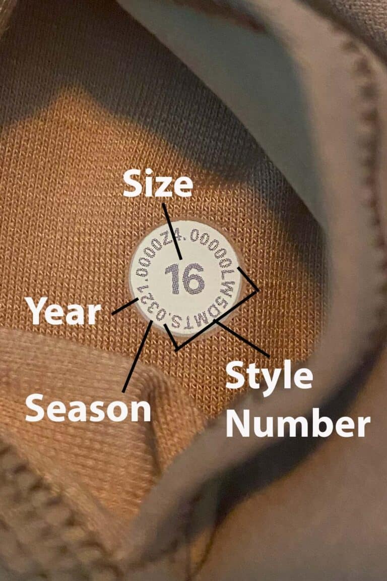 How To Find A Lululemon Style Number And Size Dot Made Easy