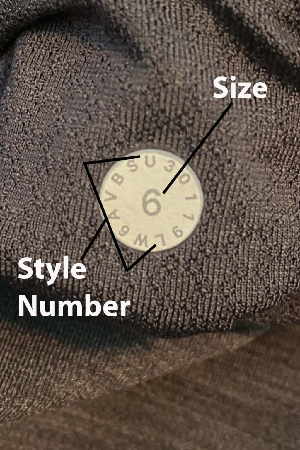 How To Find A Lululemon Style Number And Size Dot Made Easy