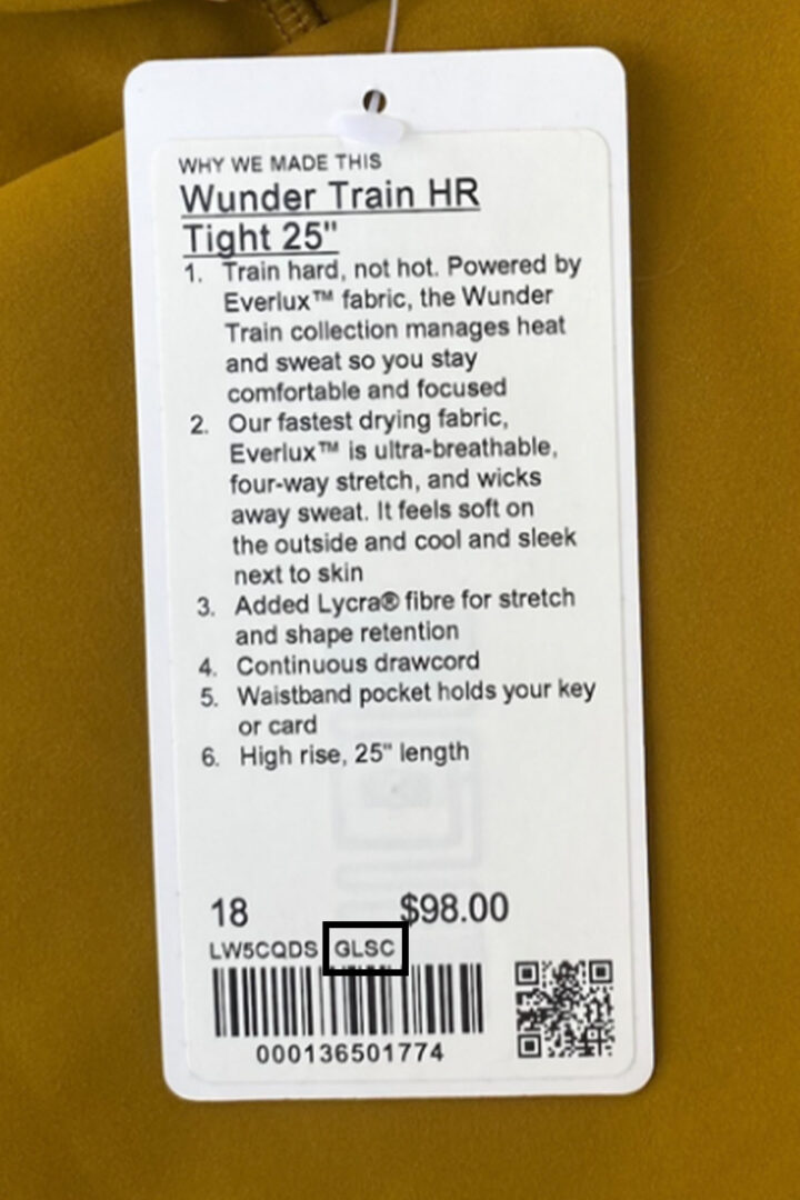 How To Find A Lululemon Color Code: Ultimate Guide - The Resale Doctor